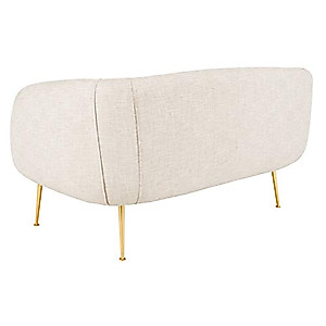 Safavieh Couture Collection Alena Glam Oatmeal Loveseat