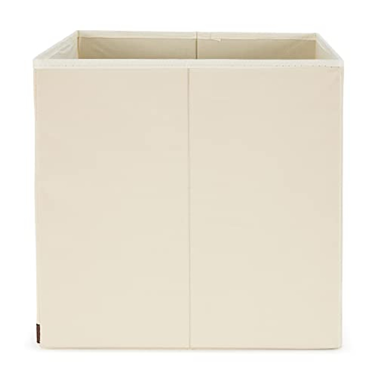 3 Sprouts Children's Large 13 Inch Foldable Fabric Storage Cube Box Polka Dot Sheep Toy Bin with Blue Peacock Toy Bin