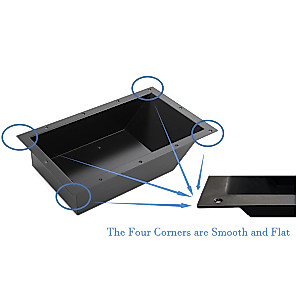 UanofCn 100RTMP Trolling Motor Tray for Minn Kota Motor Corded Foot Pedal Control Pan Coated Aluminum and Recessed