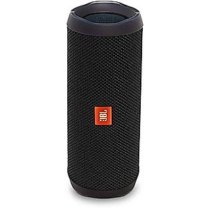 JBL Flip 4 Waterproof Portable Bluetooth Speaker (Black) (Renewed)