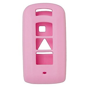 Keyless2Go Replacement for New Silicone Cover Protective Case for Smart Key Remote with FCC OUC644M-KEY-N - Pink