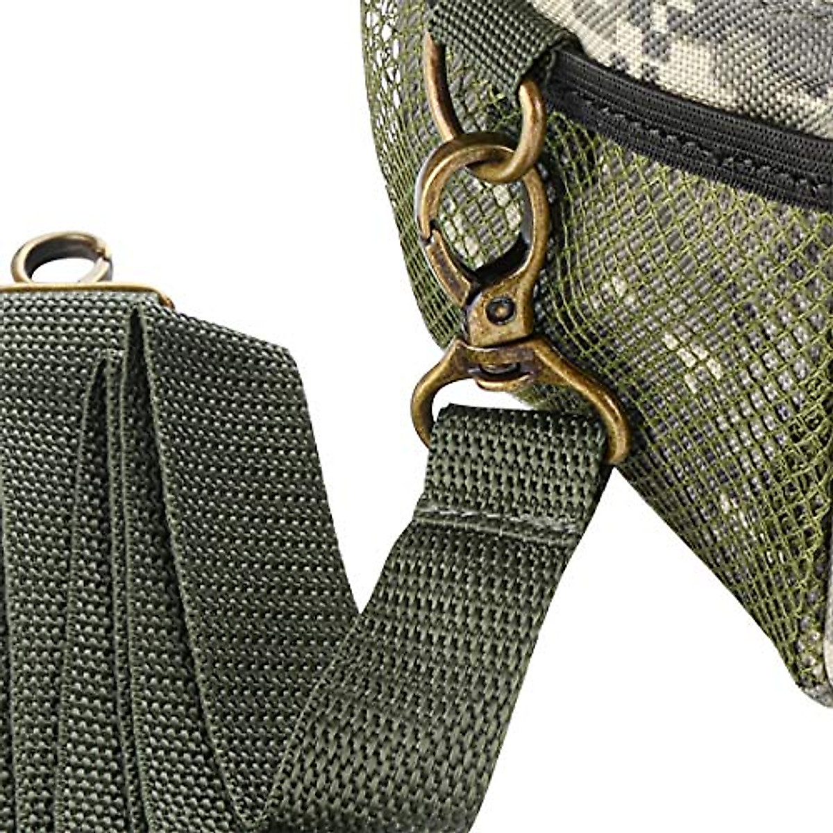 GEEKRIA Travel Portable Bag Compatible with Awesafe Electronic Shooting Earmuff, Howard Leight Impact Sport OD Electric Earmuff Replacement Protective Carrying Case (Camouflage)