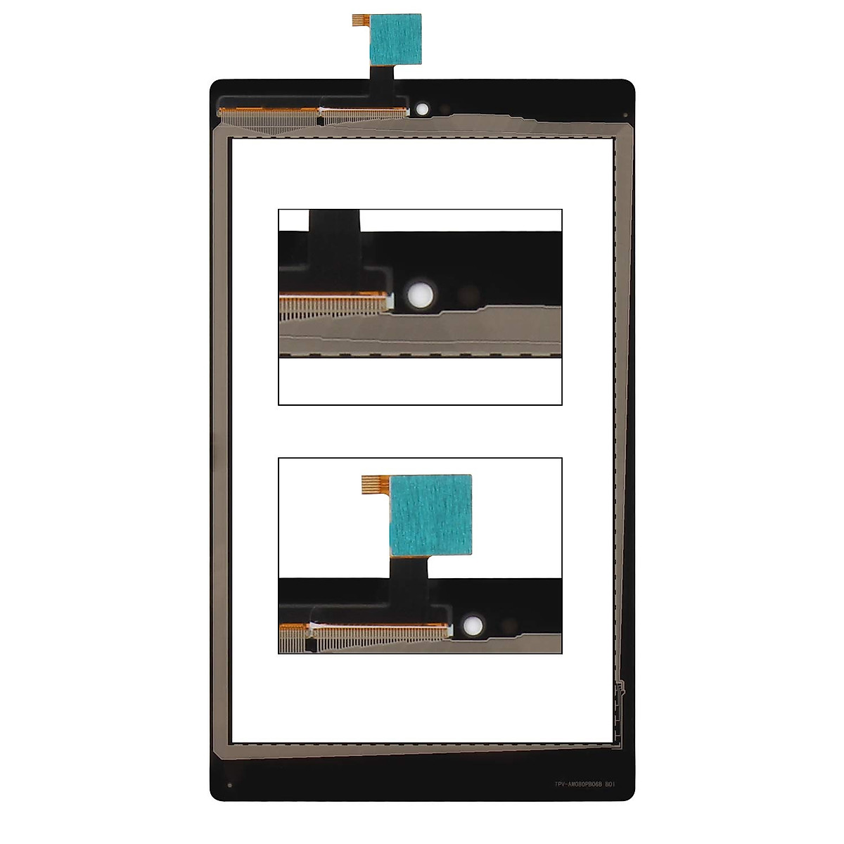 Screen Replacement for Amazon Kindle Fire HD8 HD 8 7th Generation 2017 SX034QT Touch Screen Digitizer Glass Panel Repair Parts Kits with Free Tools