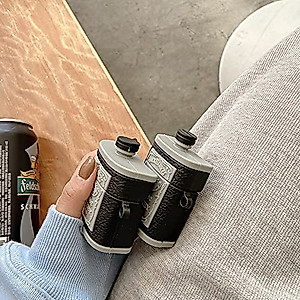 LinmoonG for Airpod 2/1 Case , 3D Cute Cartoon Kawaii Funny Cover Fashion Drink Bottle Design,Accessories with Keychain,for Girls Boys Kids Women Teens Airpods case (Whiskey Bottle)