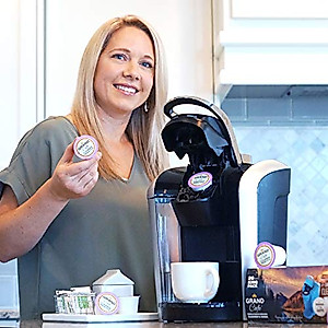 Grand Cafe - 20 Pack K-Cup Cleaner and Rinse for Keurig Single Serve Brewer Machines - 2.0 Compatible