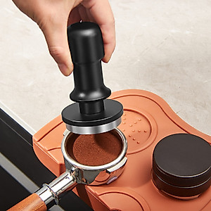 PUSEE 51mm Espresso Coffee Tamper,Premium Calibrated Espresso Tamper 30lb Coffee Tamper with Spring Loaded,100% Stainless Steel Ground Tamper for Barista Home Coffee Espresso Accessories Upgrade3.0