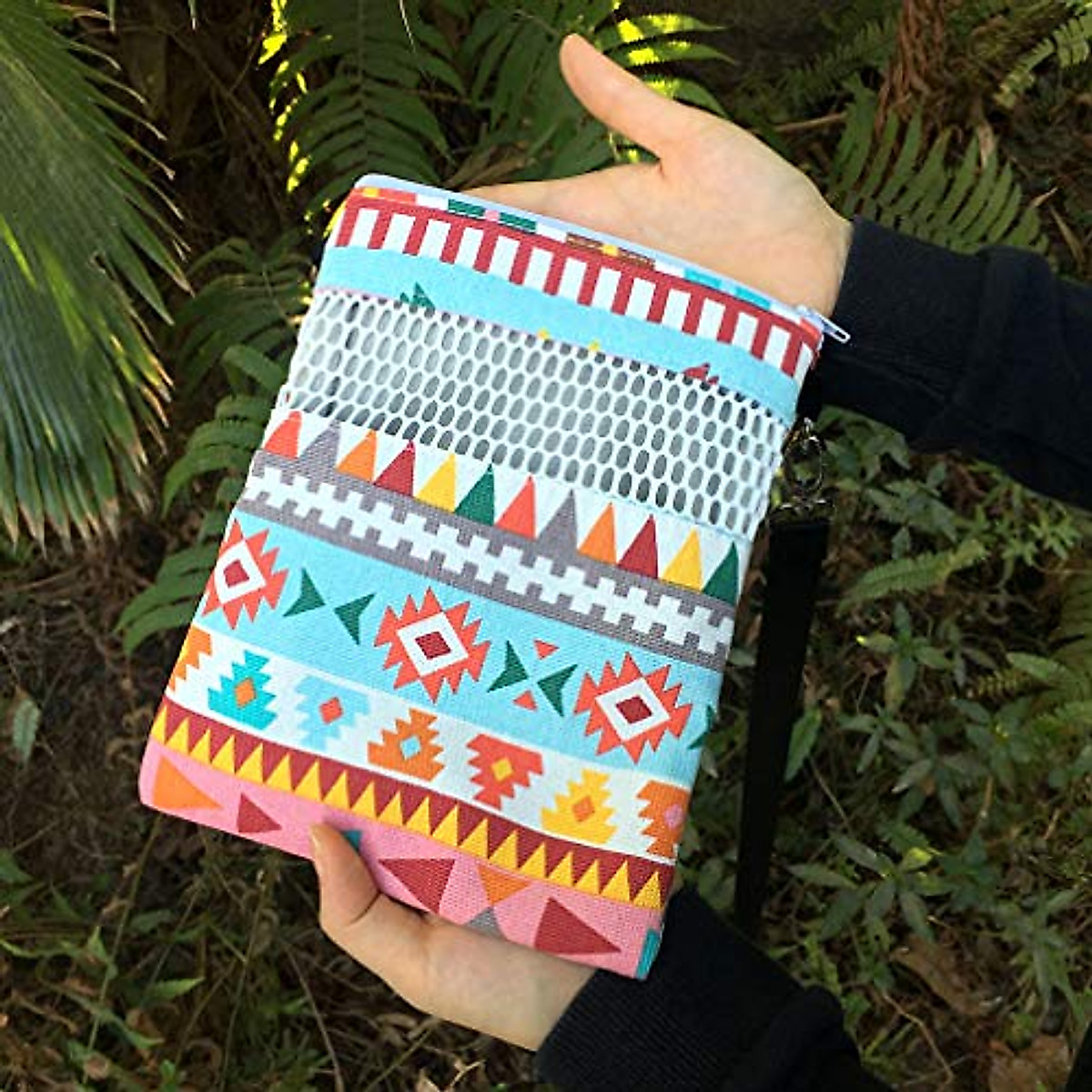 KINTOR Sugar Glider Bonding Pouch Carry for Rat Hedgehog Small Pocket Pets (Pink Ethnic, 8.7x6.3inch)