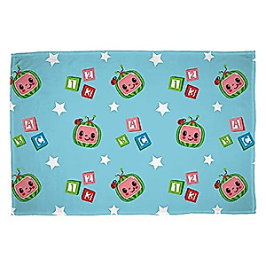 Cocomelon Blanket - Measures 40 x 60 inches, Baby Blanket for Kids Bedding Super Soft Fleece (Official Cocomelon Product)