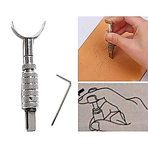 Becho Adjustable Rotary Carving Knife Cut Blade Swivel Knife Leather Leathercraft Working Tool