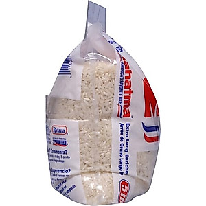 Mahatma Extra-Long-Grain Rice 5-Pound Rice Bag, Gluten-Free and Non-GMO White Rice Bulk Bag, 1 Bag of Rice