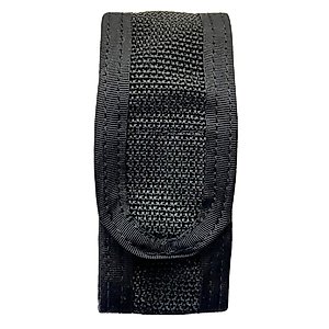 Pepper Spray Holster, Black Nylon & Metal Belt Clip - (Fits 1.5-2 oz., REDD, Fox Labs, Sabre, Freeze +P, and many other popular brands)