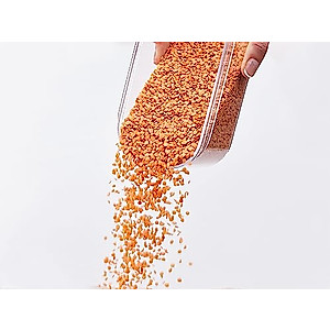 Joseph Joseph CupboardStore Airtight Easy Pour Food Storage Container Scoop, 5-Piece Set, Opal