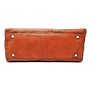 B. Makowsky Women Handbags Satchel, Maple Python