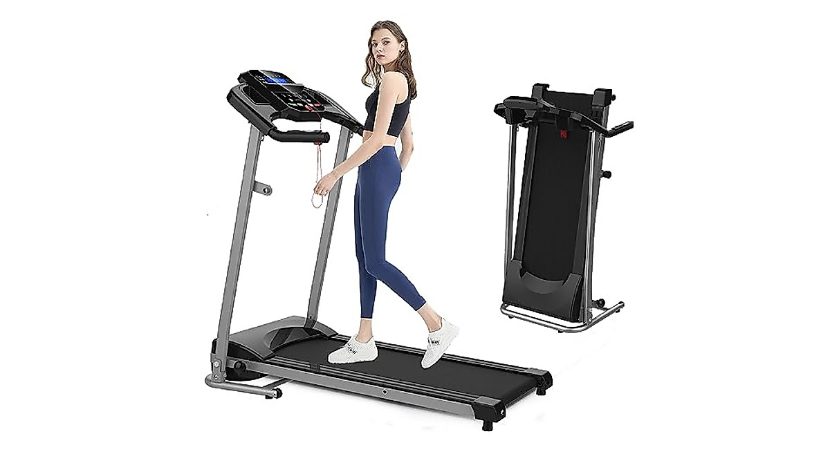 Home Foldable Treadmill with Incline – Compact & Quiet