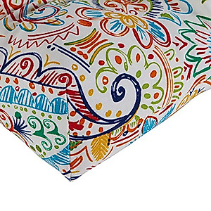 Greendale Home Fashions Outdoor 51x18-inch Bench Cushion, 1 Count (Pack of 1), Jubilee