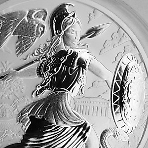 2022 P 1 oz Tuvaluan Silver Athena Coin - Gods of Olympus Series Brilliant Uncirculated (in Capsule) $1 Seller BU