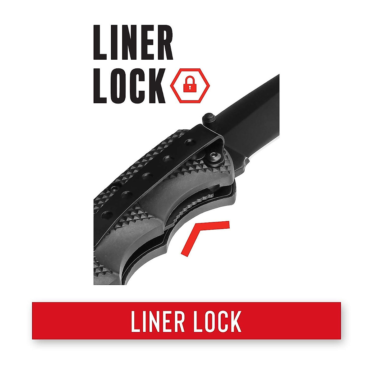 COAST® LX315 LINER LOCK™ Folding Knife 3.0-Inch Blade , Black