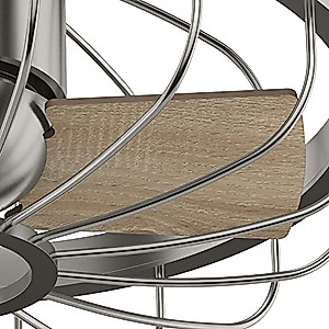 Hunter Fan Company 50798 Roswell Indoor Ceiling Fan with Wall Control, 16", Brushed Nickel Finish