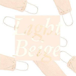 [Made in Korea] Bella Premium Hanji Mask: Filter Efficiency ≥ 97%, 4-Layer Breathable Quality 3D Mask with Adjustable Nose Strip (30, Light Beige)
