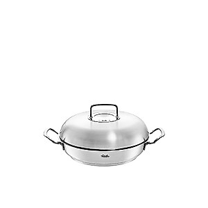 Fissler Original-Profi Collection Stainless Steel Serving Pan, with High Dome Lid, 3.2 Quarts
