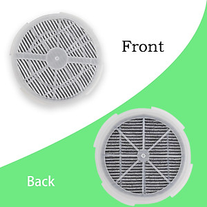 GL2103 HEPA Filter Replacement Compatible with RIGOGLIOSO, JINPUS, LTLKY, Frida Baby, Meleden,SY900S and More Air Purifiers, 4 Inch 3-in-1 Activated Carbon and True HEPA Filters (2-Pack)