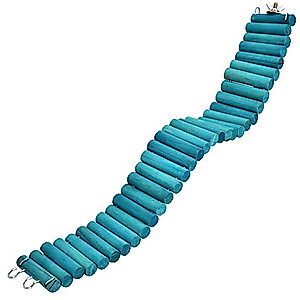 6 * 50CM Pet Hamster Climbing Ladder, Pet Ladder Suspension Bridge Cockatiel Toy Pet Cage Toy