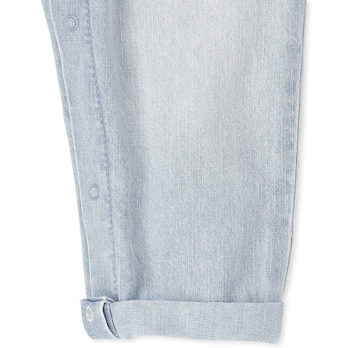 The Children's Place baby girls The Children's Place and Toddler Denim Overalls Rompers, Leighton Wash, 5T US