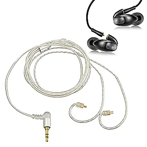Replacement Audio Cable Extension Cord for for 1964 UE3X UE18 W4R UM3X, for KZ AS10 ZST ZS3, for Revonext QT2 QT3, for RX8 BQEYZ KC2 KB1, Headphone Upgrade Cable