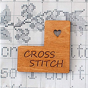Needle minder for cross stitch Pattern Helper 2 in 1 Needle keeper magnetic cross stitch Marker Embroidery Pattern Keeper Embroidery Chart Holder needle minder for embroidery pattern holder magnetic