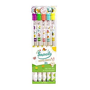 Spring Smencils - HB #2 Scented Pencils, 5 Count, Gifts for Kids, School Supplies, Classroom Rewards, Easter basket stuffers