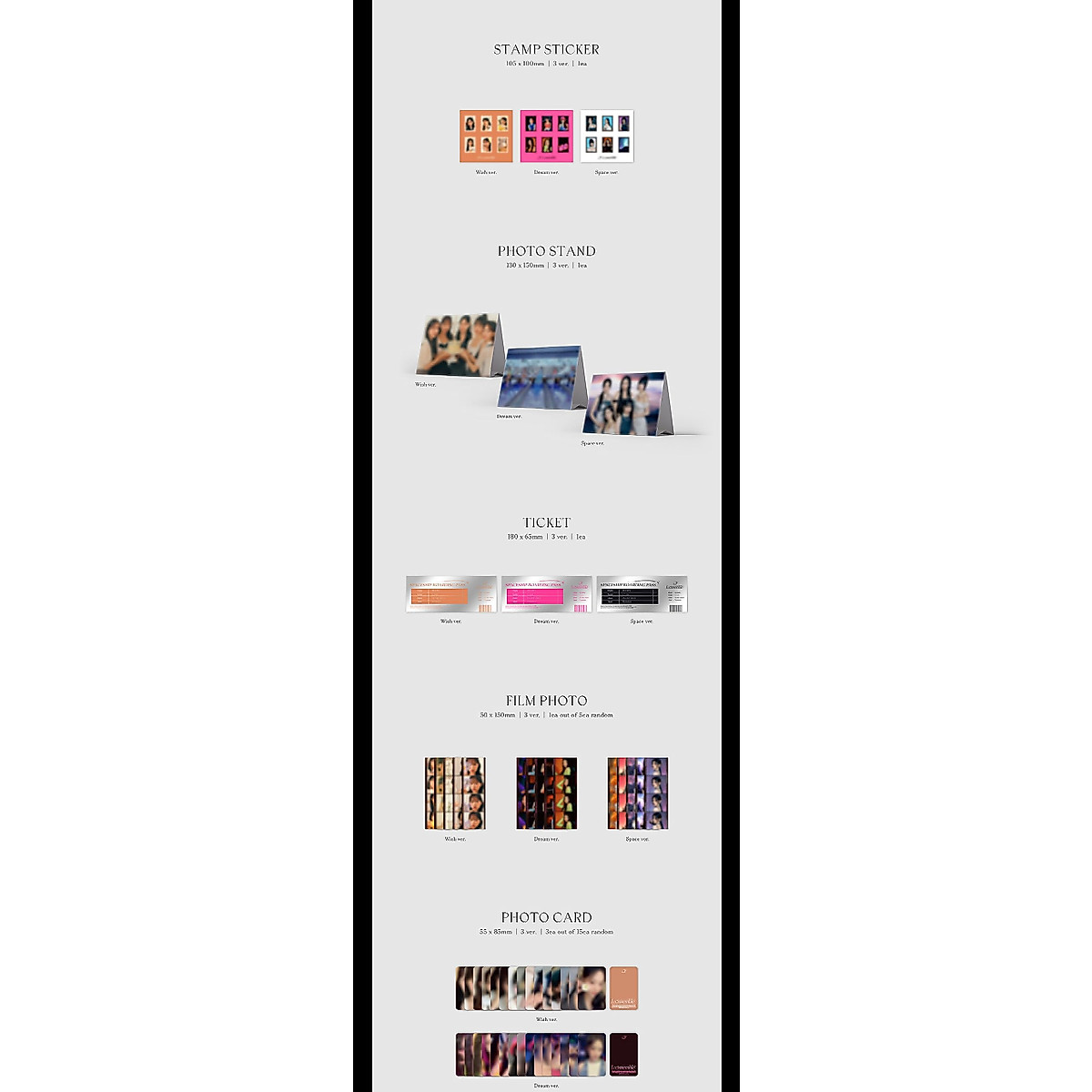 LOOSEEMBLE Loossemble 1st Mini Album Contents+Photocard+Tracking Sealed LOONA (Standard Dream Version)