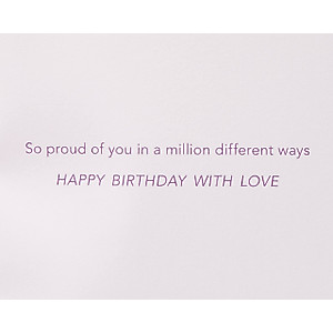 Papyrus Birthday Card for Daughter (So Proud of You)