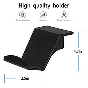 2PACK Universal Game Controller Desktop Stand Holder for Xbox ONE 360 Switch PS4 STEAM PC Nintendo, VBH Stick On Mount Computer Gamepad Accessories(Black)