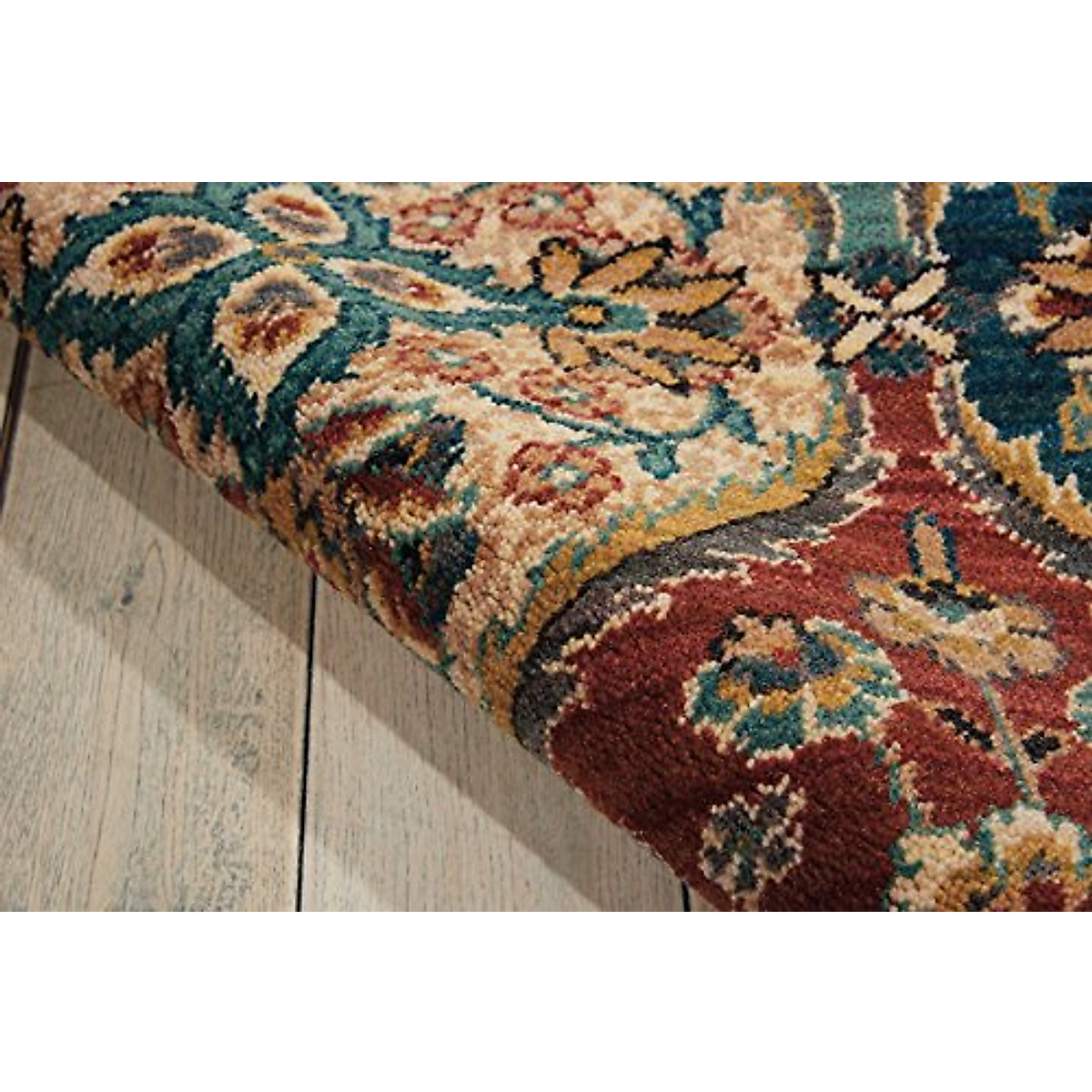 Nourison Nourison 2020 Persian Multicolor 8' x 10'6" Area -Rug, Easy -Cleaning, Non Shedding, Bed Room, Living Room, Dining Room, Kitchen (8x11)