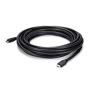 StarTech.com 35ft Plenum Rated HDMI Cable, 4K High Speed Long HDMI Cord w/ Ethernet, 4K30 UHD, 10.2 Gbps, HDCP 1.4, In Wall Plenum HDMI 1.4 Display Cable, HDMI to HDMI Computer to TV Cable (HDPMM35)