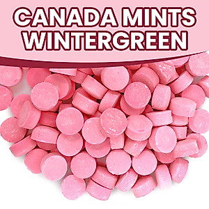Canada Mints Pink Wintergreen Bulk Gifts For Mother's Day - 2 Pounds Approx 265 Pink Candy Melts - Perfect For Mother's Day Gift Baskets For Mom