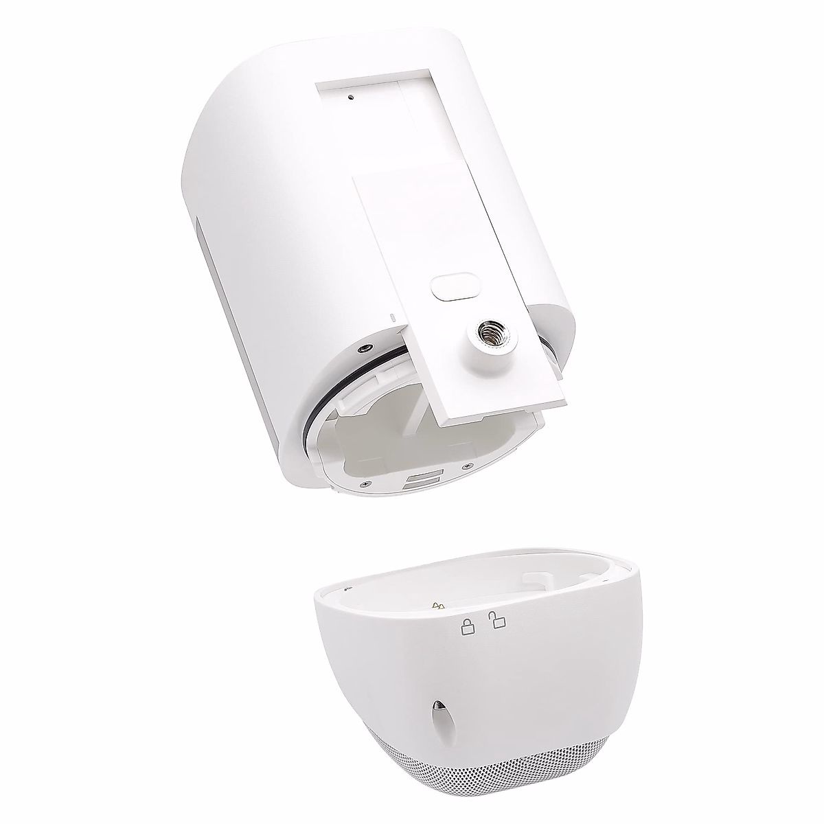 Holicfun Indoor Outdoor Adjustable Wall Mount for Ring Cameras (2-Pack, White)