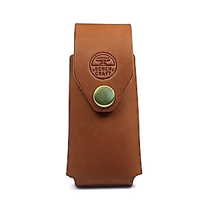 American Bench Craft Leather Sheath for Gerber Gear Multi-Tools, Leather Holster, Case, Holder, Pouch, Sheath ONLY – Gerber Multitool NOT Included (Gerber Multi-Plier 600 Multi-Tool, MP600, Tan)