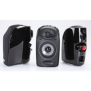 Polk Audio Blackstone TL1600 Compact Home Theater System, Total 6 Items - 4 TL1 Satellite Speakers, 1 Center Channel & an 8" Powered Subwoofer, Bass Port, Detachable Grilles Included