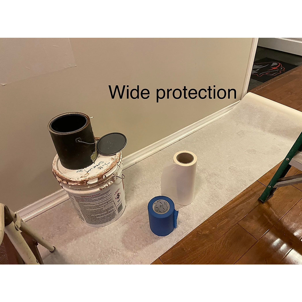 Bridge Cutters Wide Masking Tape Painting 3D Printer Bed Adhesion 6" inch Blue 180 ft 60 Yards Long Painters Removable Paint Protection Non-Slip Over Spray drip Catch Guard Film mask roll