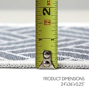 Sussexhome Under Sink Mat - Ultra-Absorbent Cotton Shelf Liners for Kitchen Cabinets - Non-Slip, Waterproof Backing - Machine Washable Surface Protector - Durable Cover, Customizable, Easy to Cut