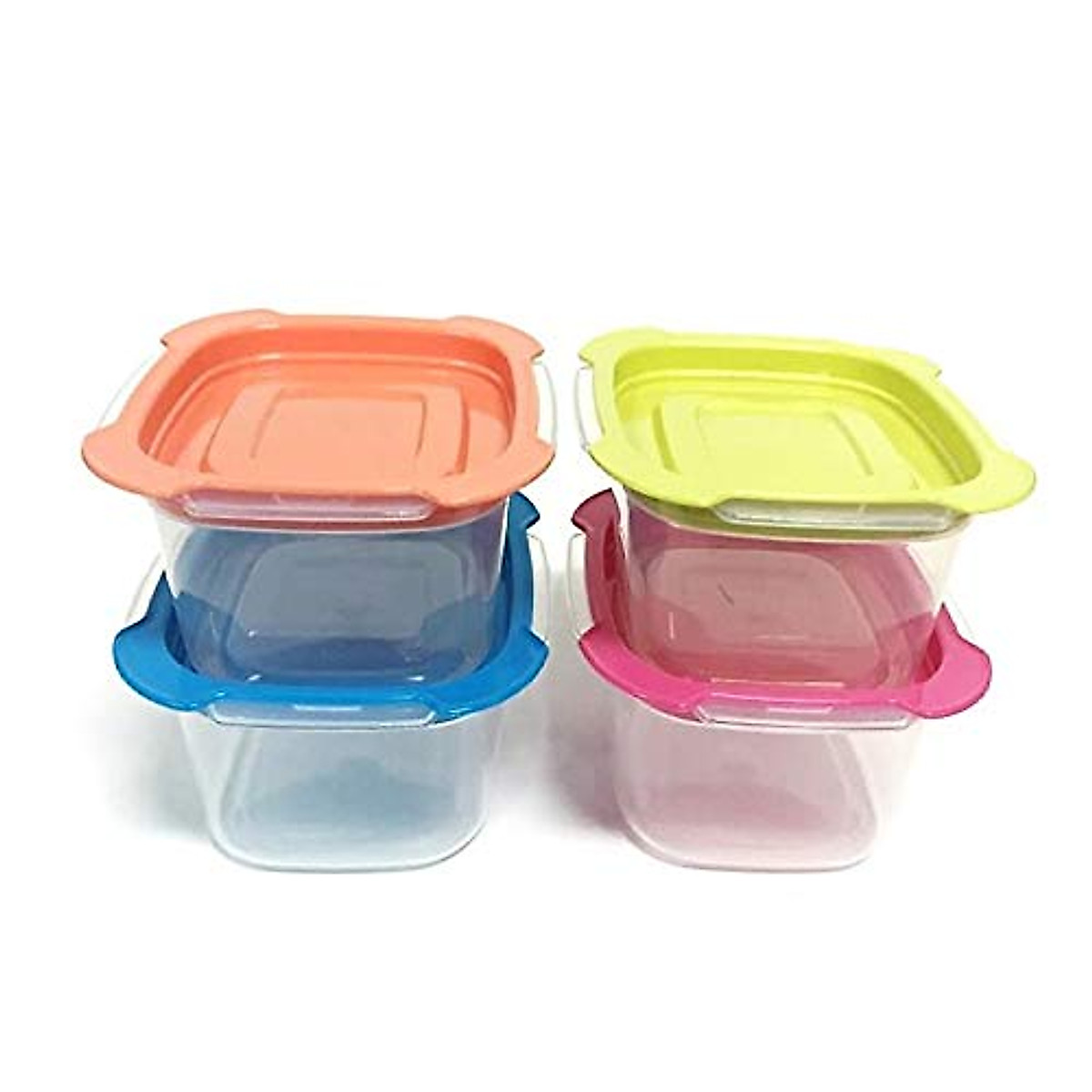 Lock Star Food Container 8 Set, Meal Prep Containers, Food Storage Containers, BPA Free Lunch Boxes, Microwave, Oven, Freezer Safe