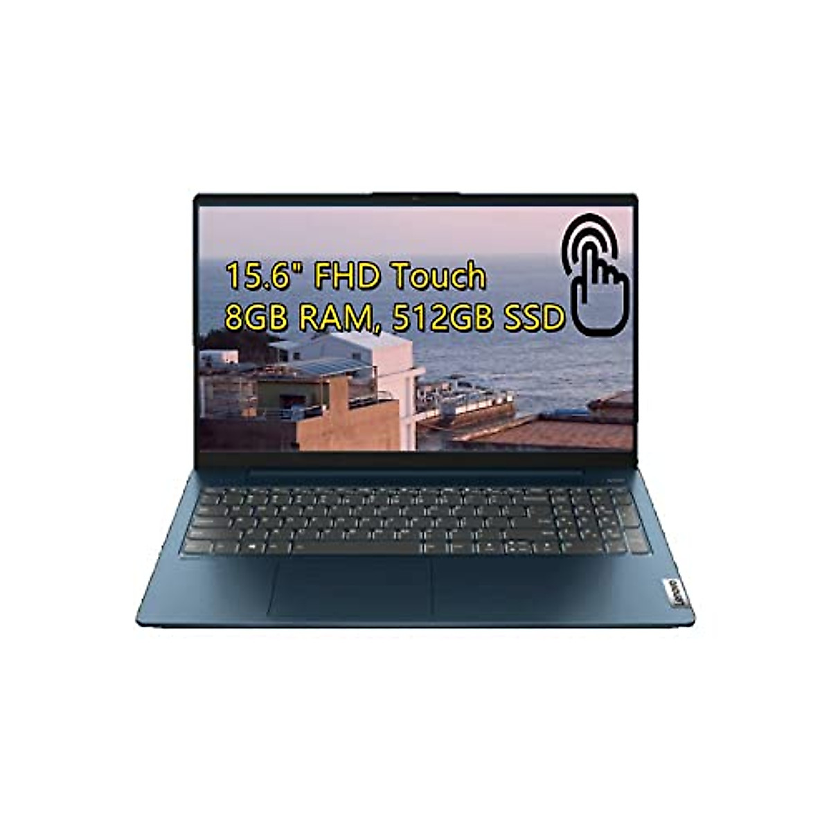 Lenovo Ideapad 5i 15.6" FHD (1920 x 1080) Touchscreen Laptop, Intel Core i5-1135G7 Quad Core 11th Gen. Up to 2.4 GHz, 8GB RAM, 256GB SSD, Bluetooth, HDMI, Win 10 Home, Blue