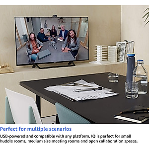 Huddly IQ Full HD 1080p USB Video Conferencing Camera with Embedded Microphone Array and AI Capabilities