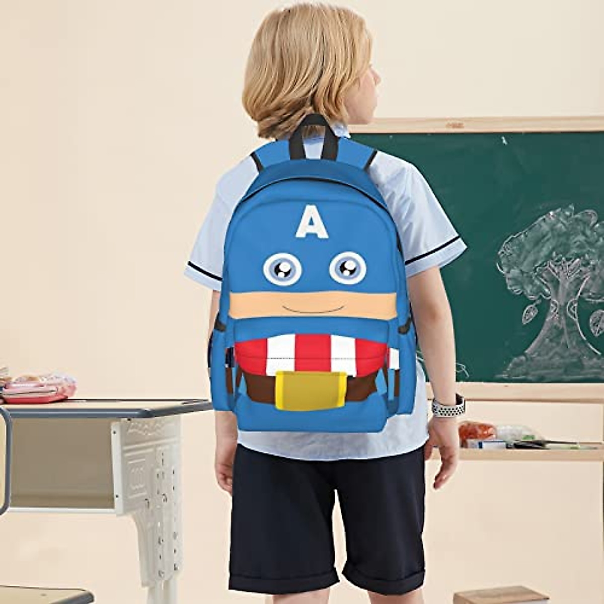 ISHTI Kids Backpack for Boys & Girls, Backpack with Multiple Pockets for Elementary School, Waterproof Backpacks Student School Bags Lightweight Backpacks for Toddler Kids Kindergarten…