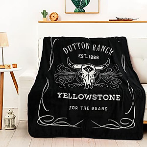 Northwest Yellowstone Silk Touch Throw Blanket, 46" x 60", Whiskey Label