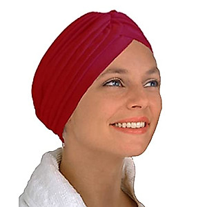 Dozen Pack- 12 Perfect Fit Dark Colored Beautiful Turbans