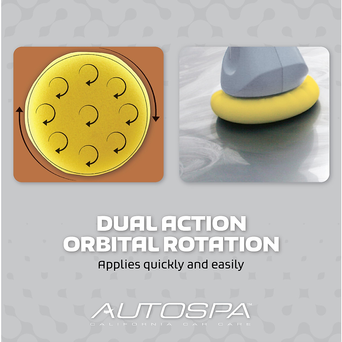 AutoSpa 94000AS Random Orbital 6" 120V Automotive Polisher with 2 Bonus Bonnets