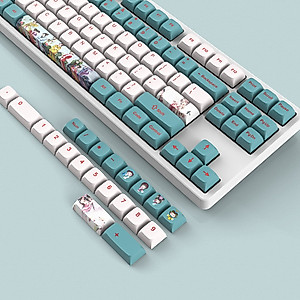 PBT Keycaps, XDA Profile Keyboard Keycaps Full Set, DYE-Sub Custom Keycaps for Cherry Gateron MX Switches Mechanical Keyboards