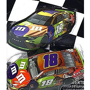 Winners 2020 Wave 02 Halloween Kyle Busch #18 1/64th Scale Diecast with Mini Car Insert Car Measures 3 inches L x 1 inches W x 1 inches Tall